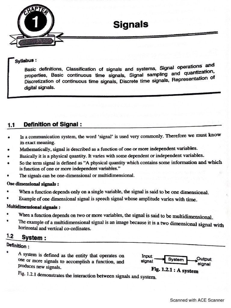 Signal and Systems | PDF
