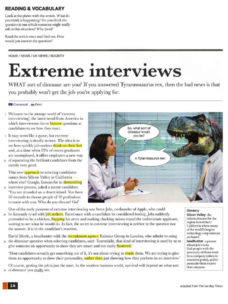 Extreme Interviews | PDF