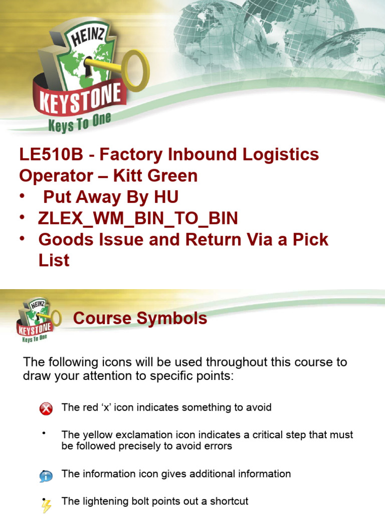 Inbound Logistics Training for Operators | PDF | Warehouse | Logistics