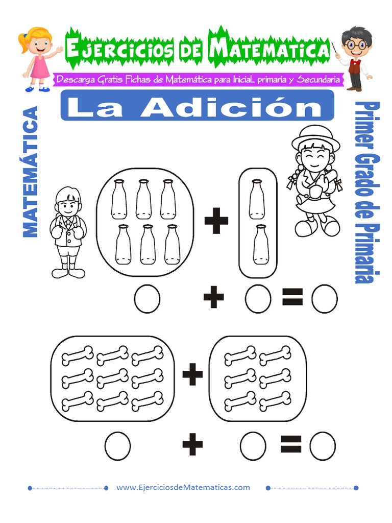 La Adicion para Primero de Primaria | PDF