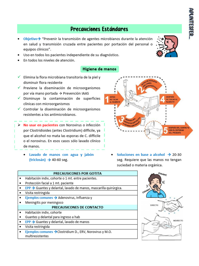 Guia Resumen 02 - Programa de Prevención de IAAS y Precauciones ... Guia Resumen 02 - Programa de Prevención de IAAS y Precauciones ...