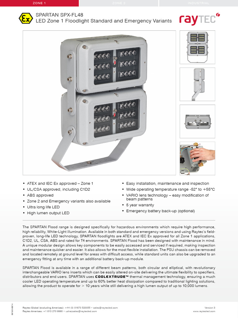 Exd Flood Lights | Download Free PDF | Electrical Engineering | Electricity