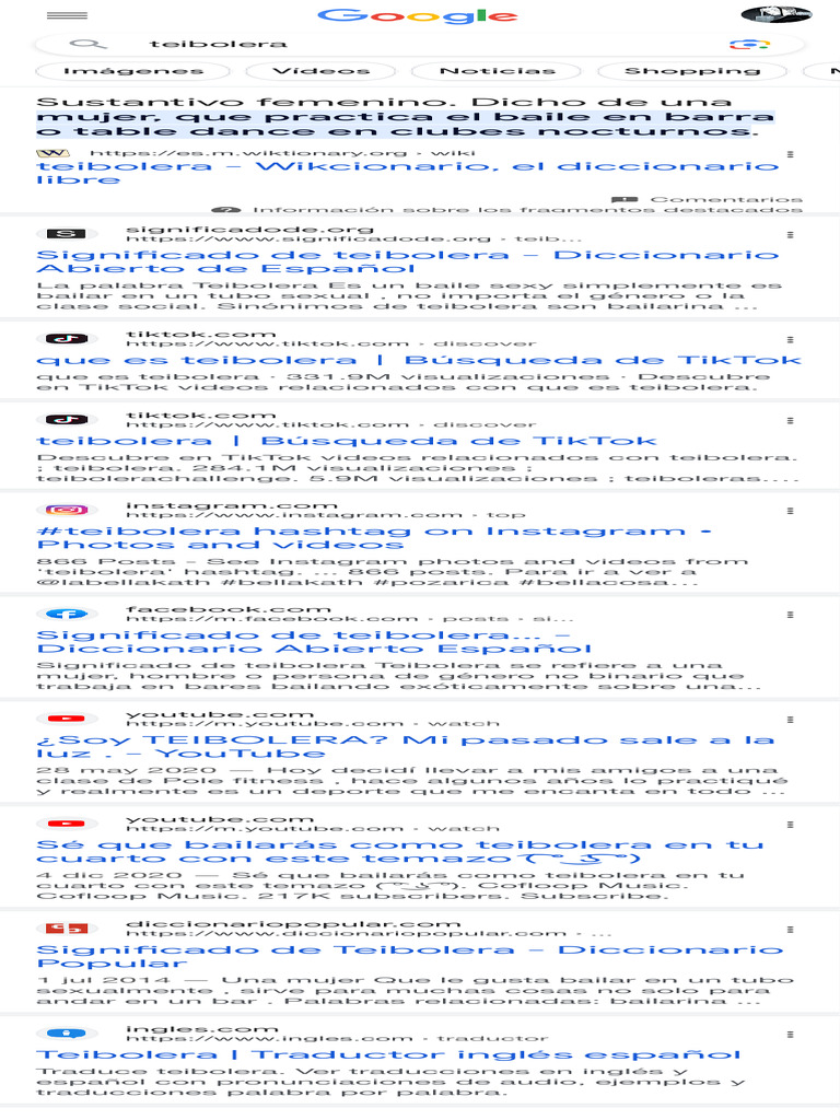 Teibolera - Buscar Con Google | PDF