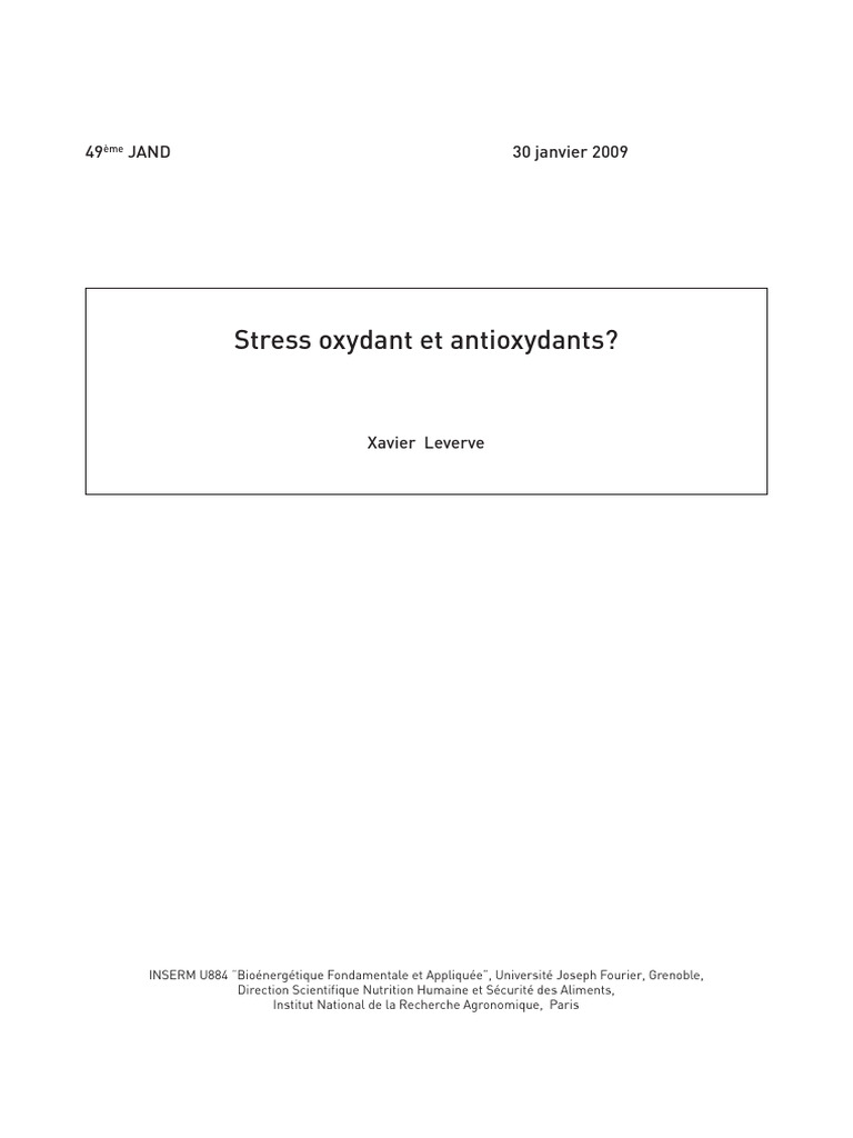 Xavier LEVERVE | PDF