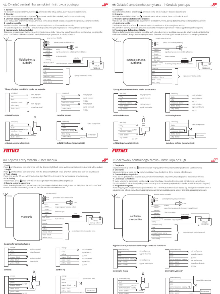 Keyless KE14 Manual Multilang | PDF