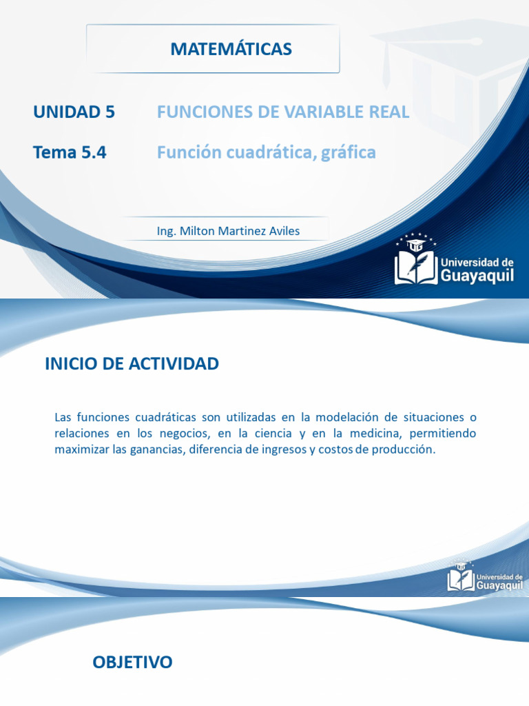 U5 - Clase 24 - S7 | PDF | Función (Matemáticas) | Álgebra