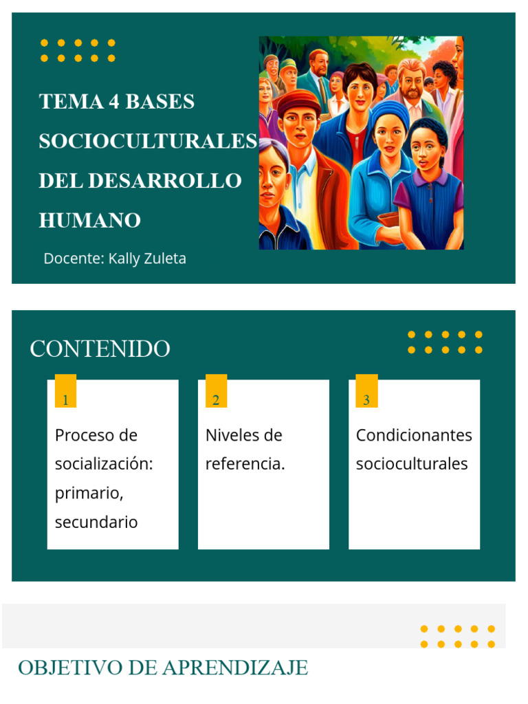 Bases Socioculturales Del Desarrollo Humano. | PDF | Socialización ...