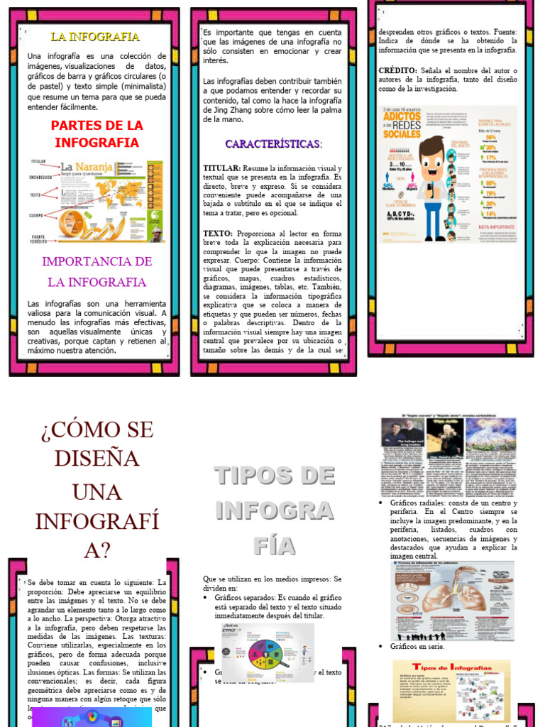 Triptico La Infografia | PDF | Infografia | Imagen