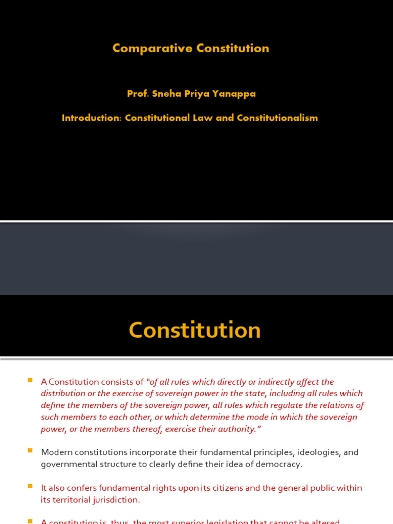 Understanding Constitutional Law Principles | PDF | Ethical Principles ...