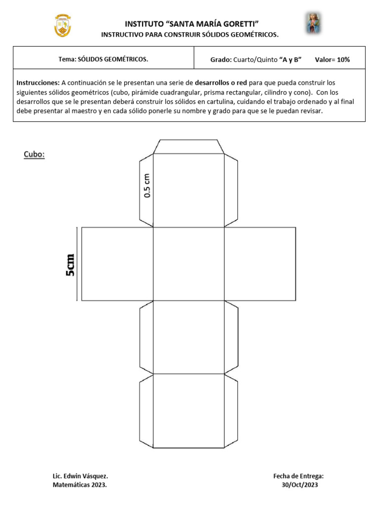 Construcción de Sólidos Geometricos | PDF