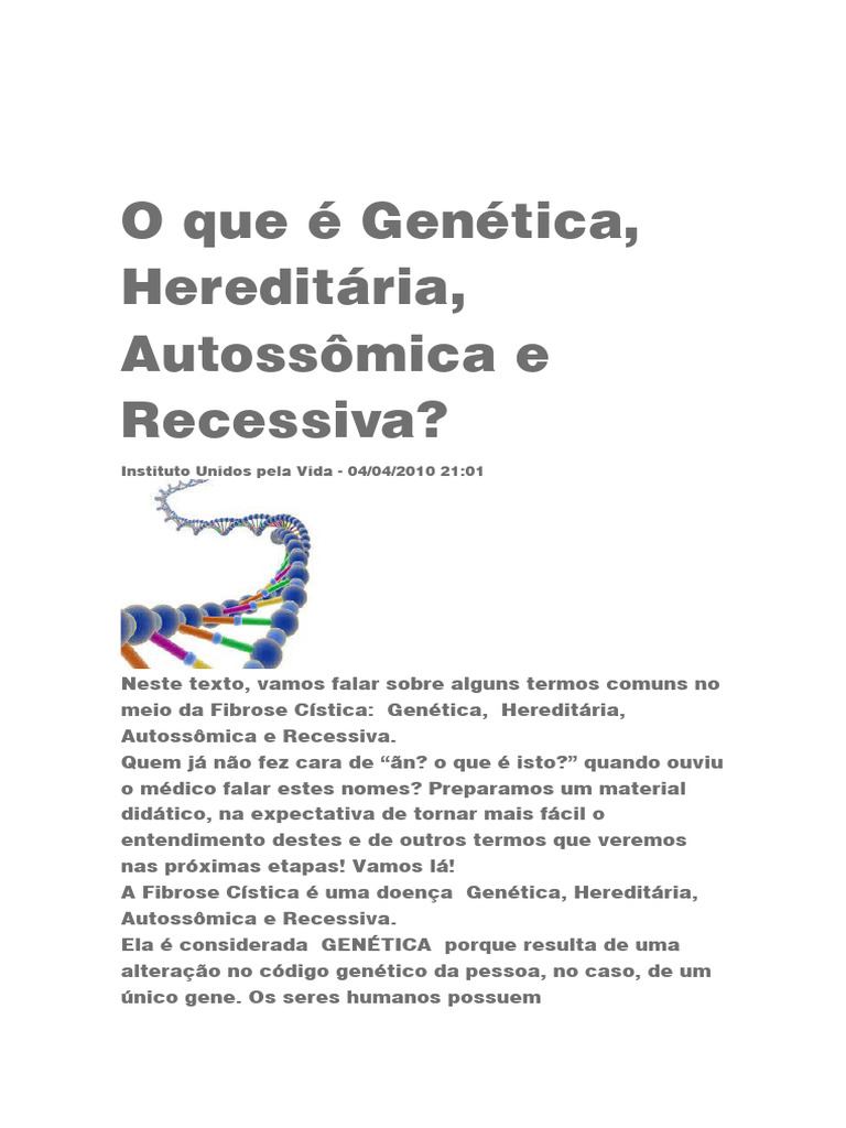 Predominante | PDF | DNA | Gene