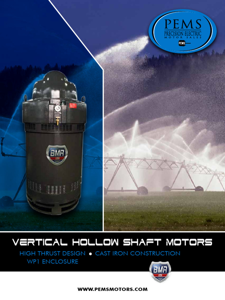 BMR-Vertical-Hollow-Shaft-Flyer-WEB | PDF | Electric Motor | Materials