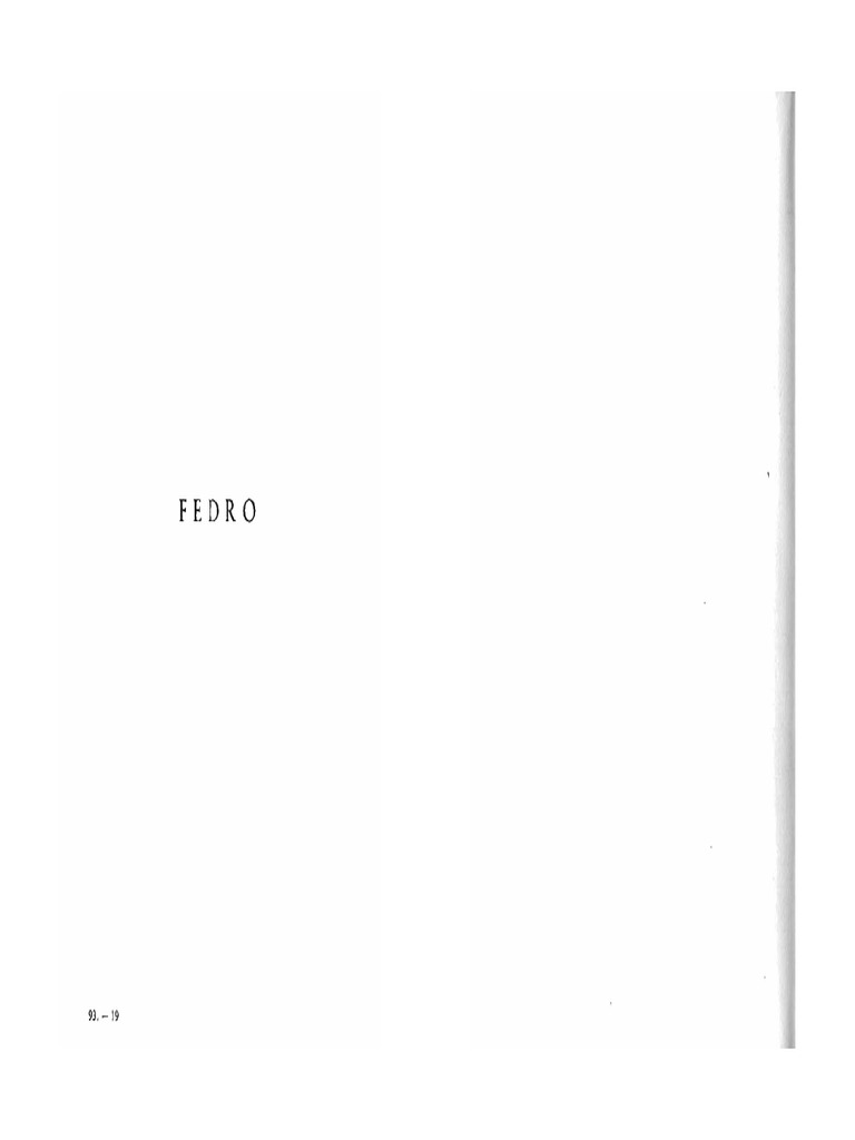Fedro | PDF