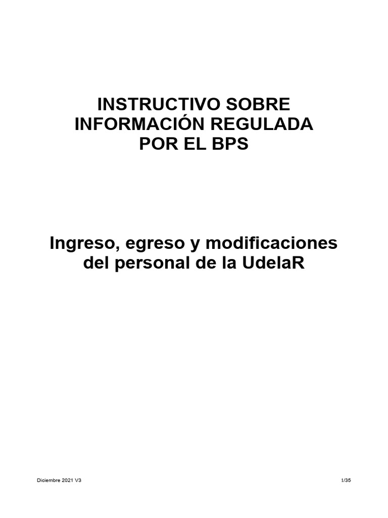 Instuctivo VF - DIC 21 | PDF | Clase obrera | Salario