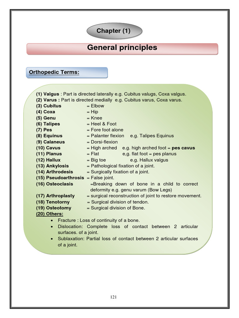 Orthopedic Terminology and Fracture Insights | PDF
