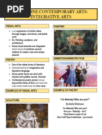Grade 9 Creative Arts Overview | PDF | The Arts