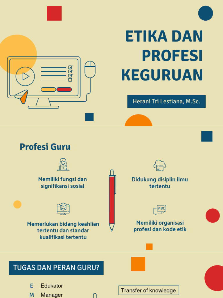 Etika Dan Profesi Keguruan | PDF