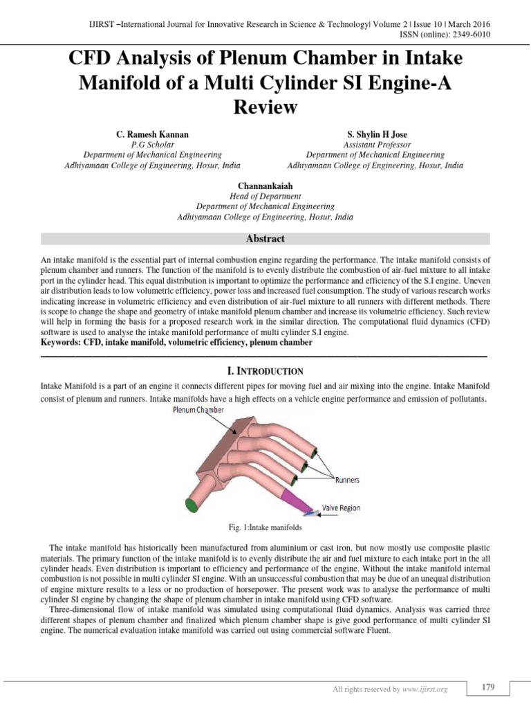CFD_Analysis_of_Plenum_Chamber_in_Intake (1) | PDF | Fluid Dynamics ...