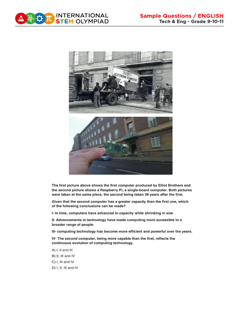 EN Technology and Engineering Sample Questions Grades 9-10-11 | PDF | Coal | Fossil Fuel Power ...