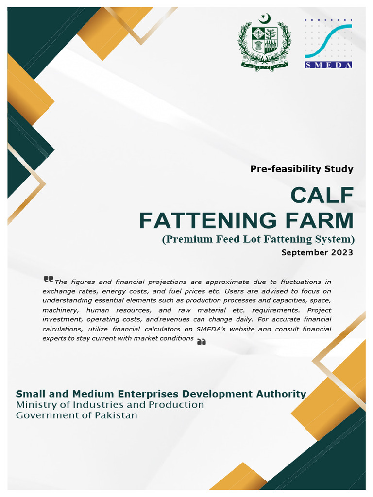 Calf Fattening Farm Premium Feedlot Fattening System Rs. 38.41 Million ...