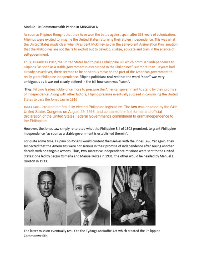 Module 10 Commonwealth Period | PDF | Politics | Social Science