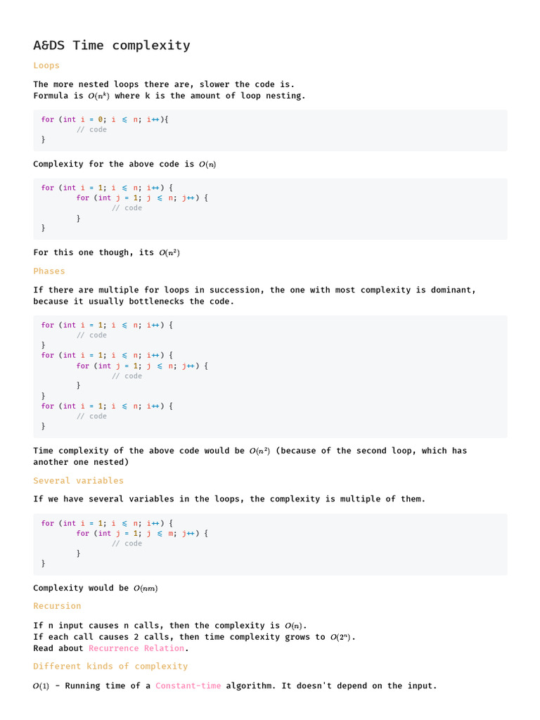 ADS-Time-complexity | PDF