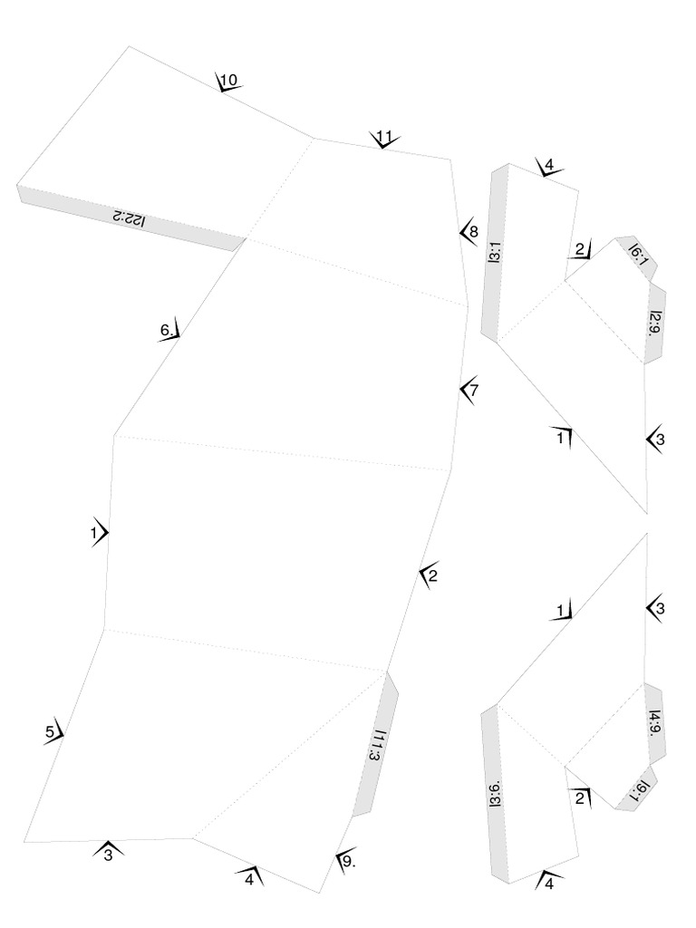 Poly 3d Wolf Template | PDF