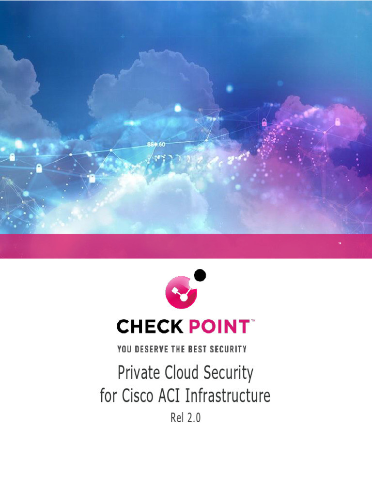 Checkpoint Private Cloud Security For Cisco Aci Infrastructure | PDF | Computer Network | Cloud ...