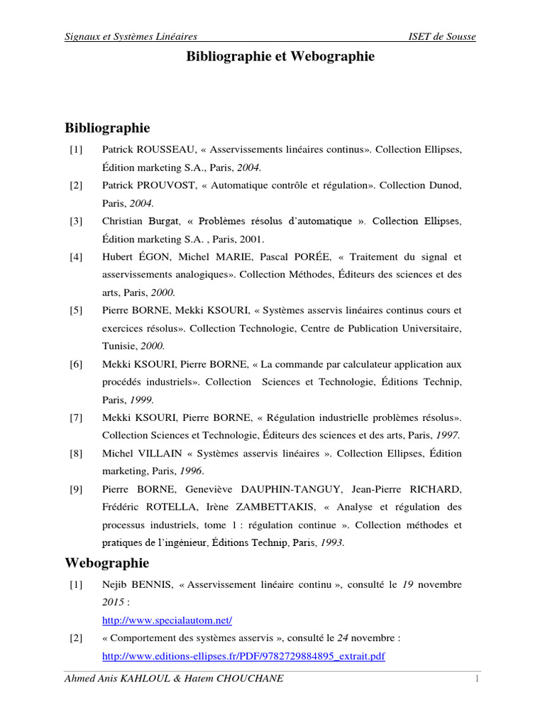 Bibliographie Webographie | PDF