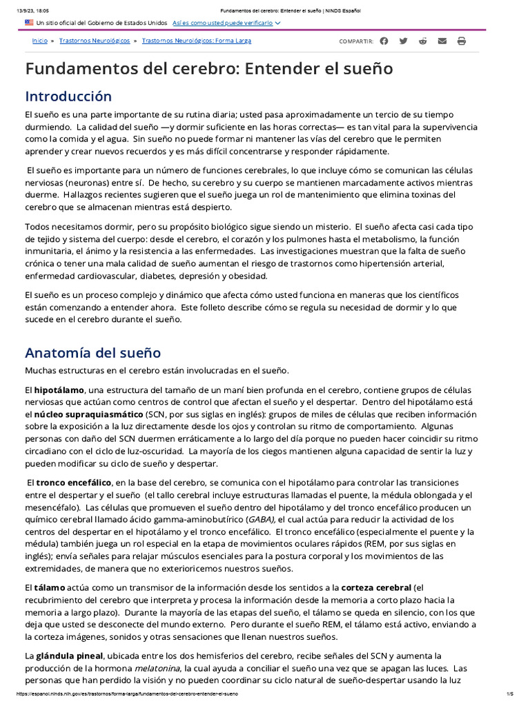 La Homeostasis Y El Sueño Pdf Dormir Movimiento Rápido Del Ojo Sueño