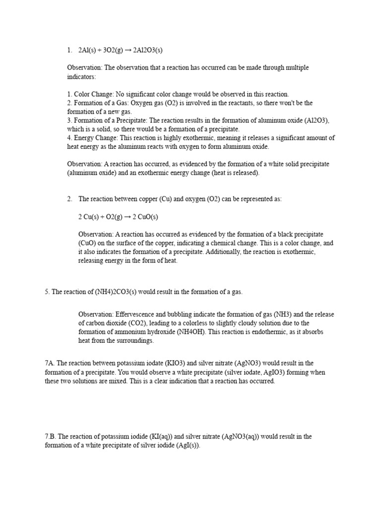 Chemistry Experiment 7 | PDF