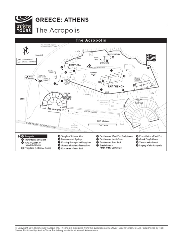 Athens Acropolis Map | PDF