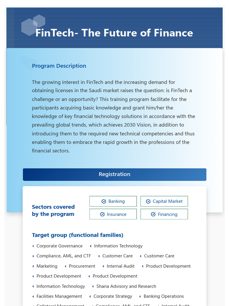 FinTech - The Future of Finance | PDF