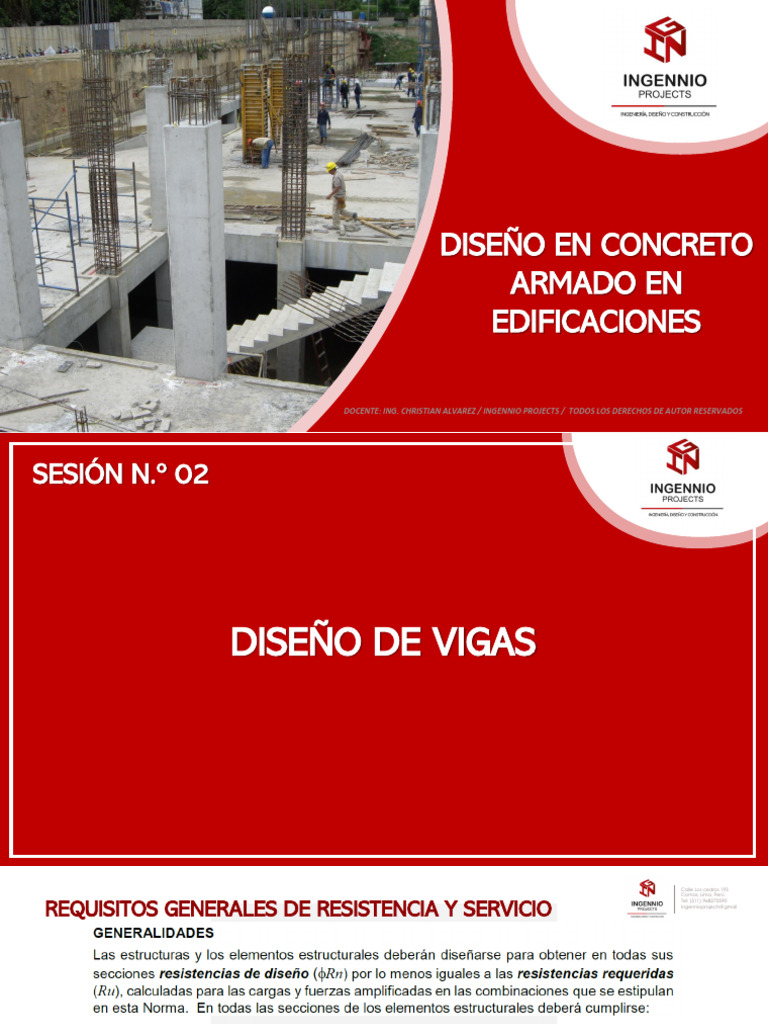 Dcae - S2 - Diseño de Vigas | PDF Dcae - S2 - Diseño de Vigas | PDF