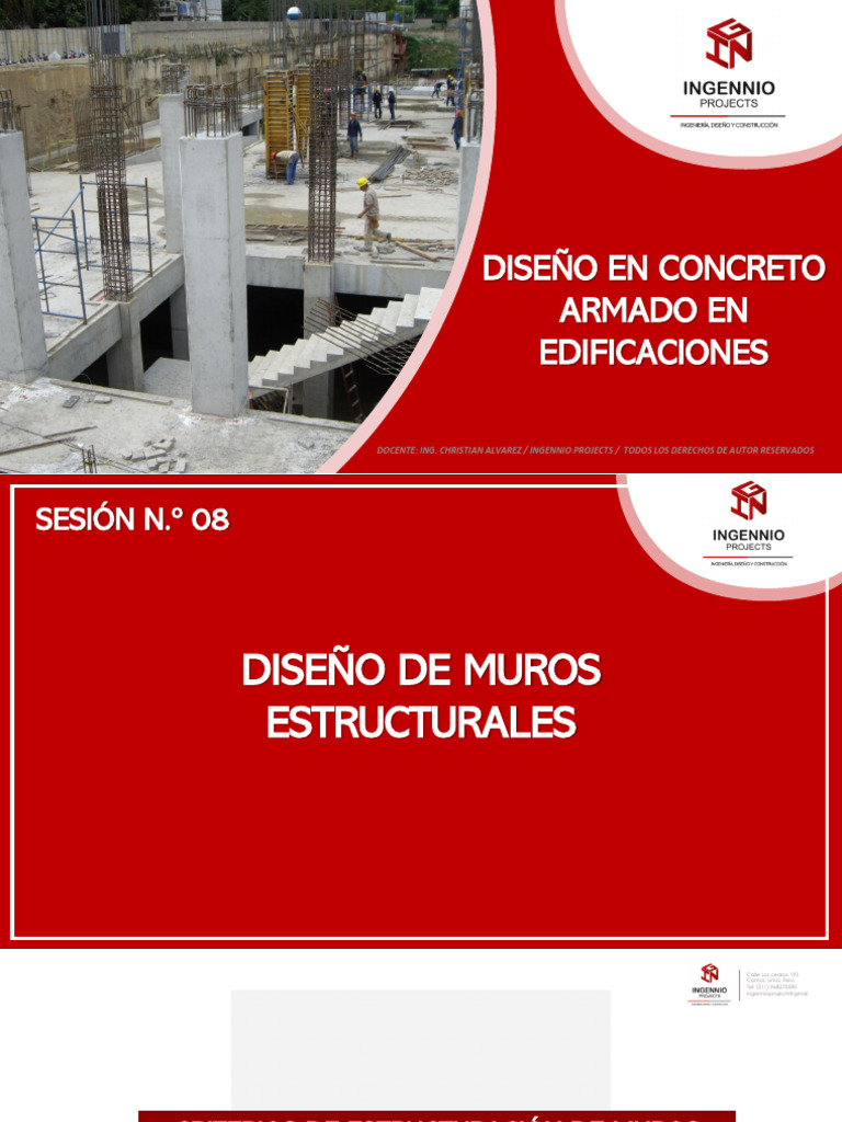 Dcae - S7 - Muros Estructurales - Rev01 | PDF | Ingeniería mecánica ...