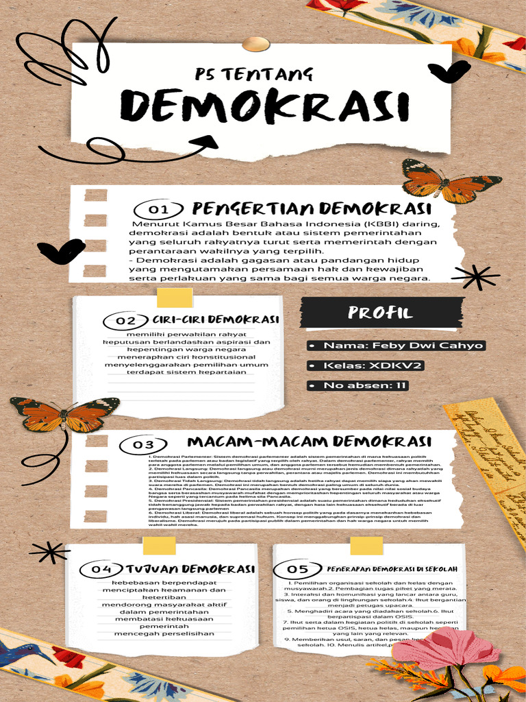 Brown and White Scrapbook Project Management Infographic - 20230918 ...