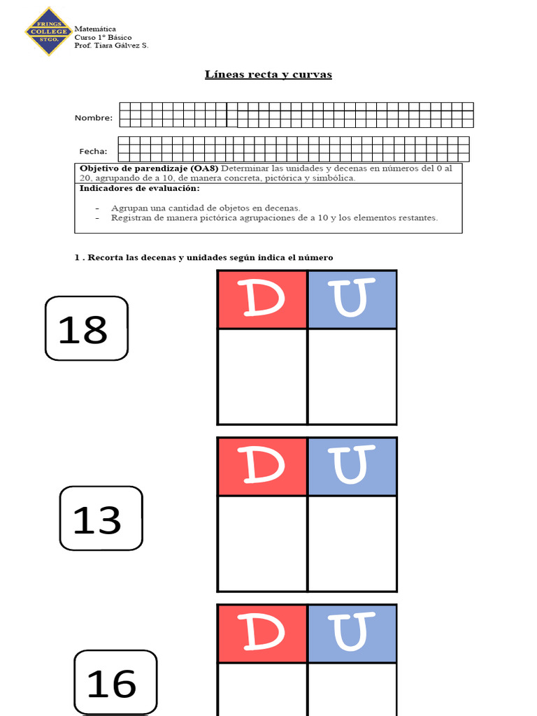Decenas y Unidades | PDF