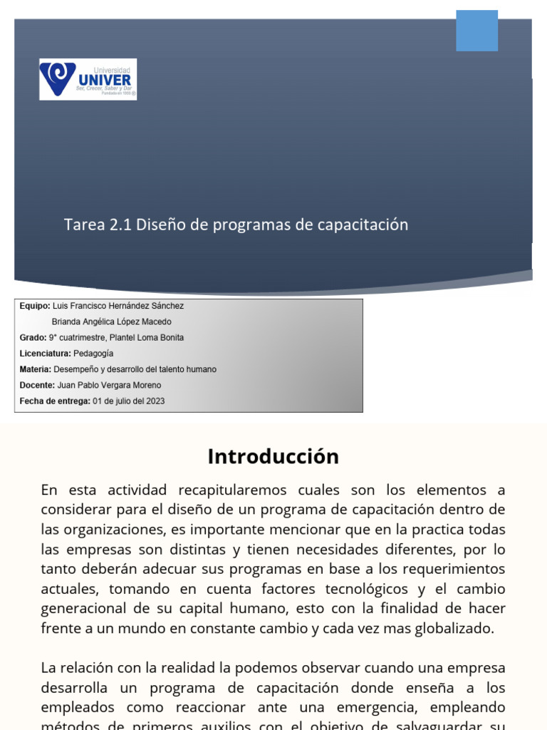 Diseño de Programas | PDF | Business | Diseño