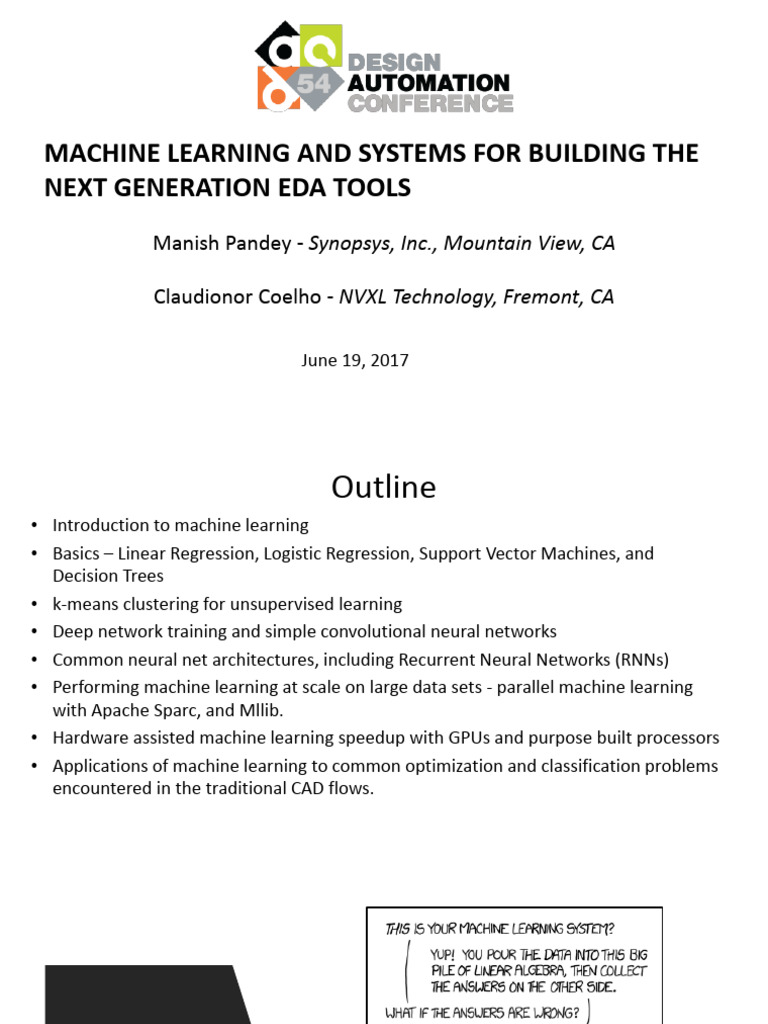DAC ML Tutorial Final Deck | PDF