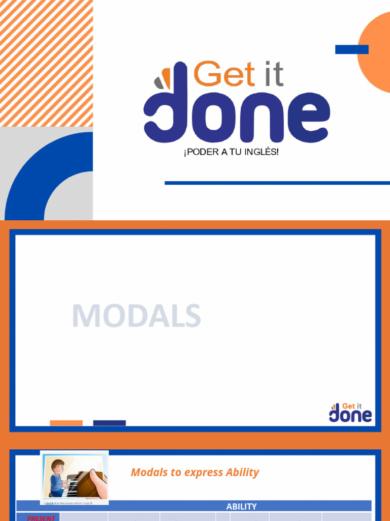 Modals GID | PDF