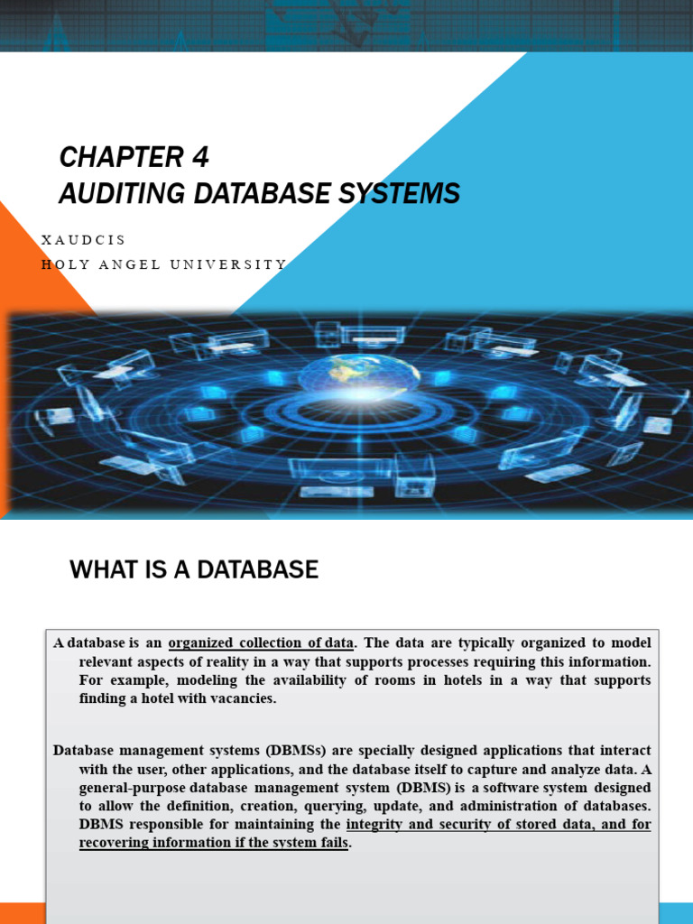 Chapter 4 Audcis | PDF | Databases | Sql
