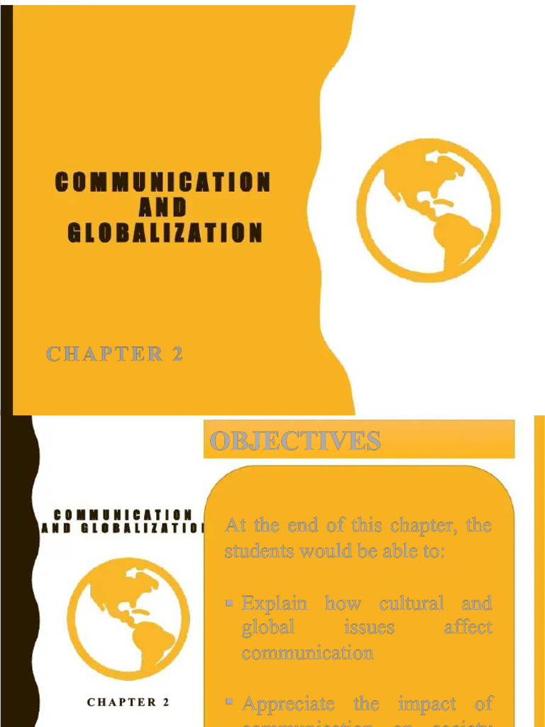 Communication and Globalization Insights | PDF