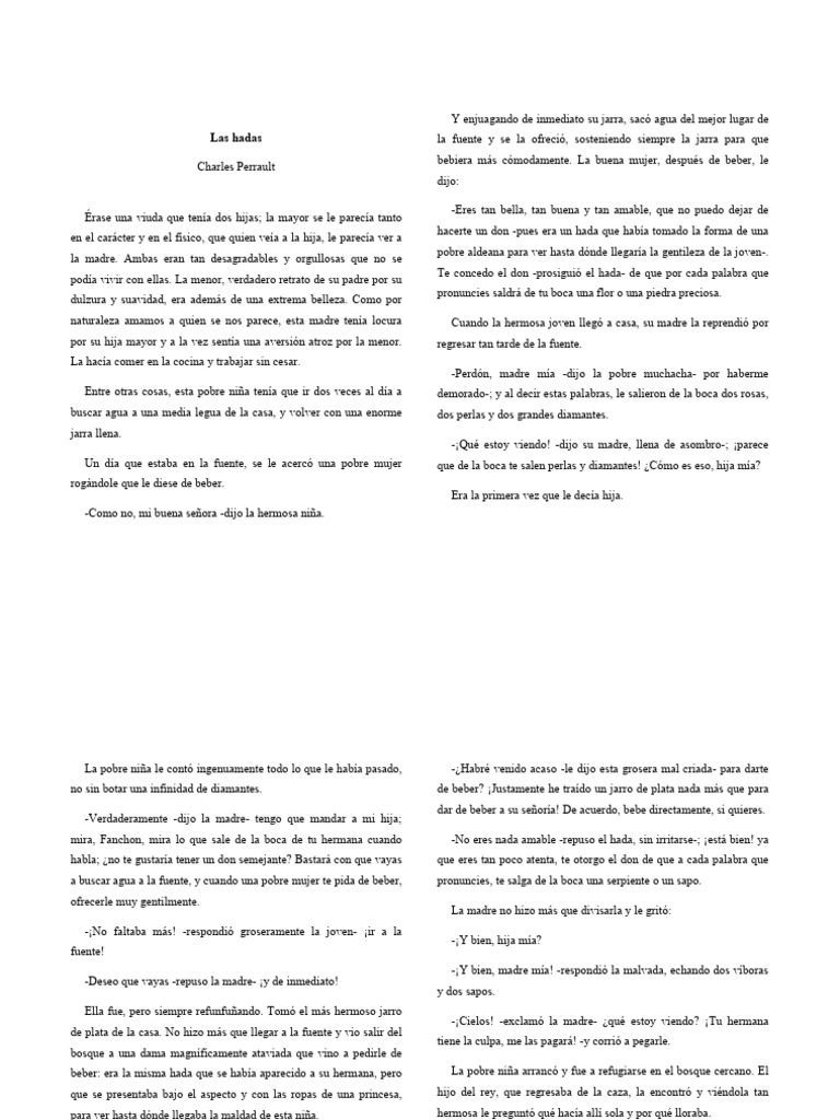Perrault - Las Hadas | PDF
