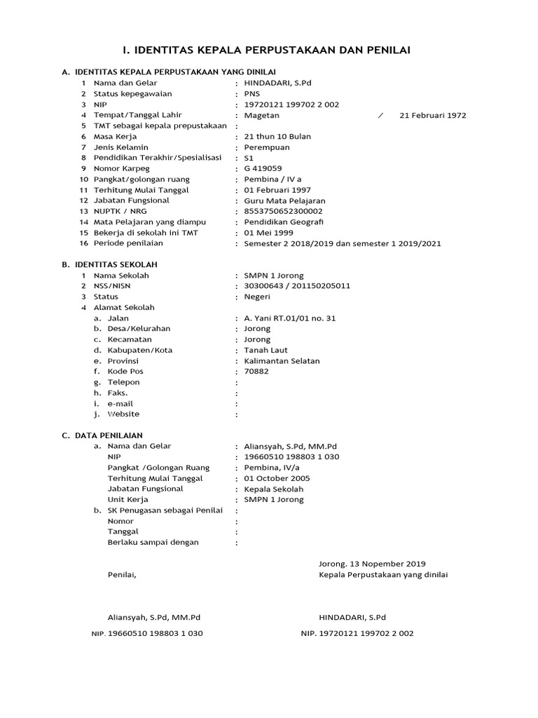 PKG Mapel-Kelas Hindadari | PDF