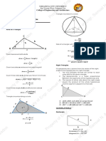 Plane Geometry - With Solution | PDF | Triangle | Circle