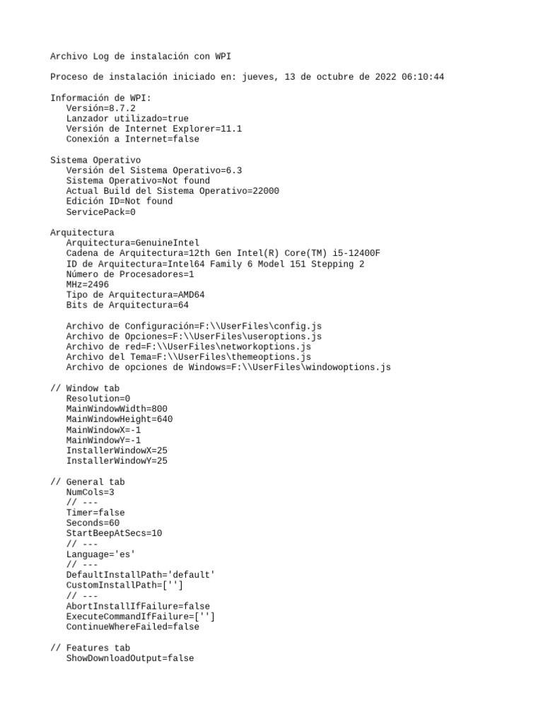 WPI_Log | PDF | Software del sistema | Informática