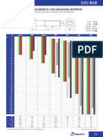DIN 912 DIN EN ISO 4762 Acero Inoxidable | PDF | Tornillo | Sector secundario de la economía