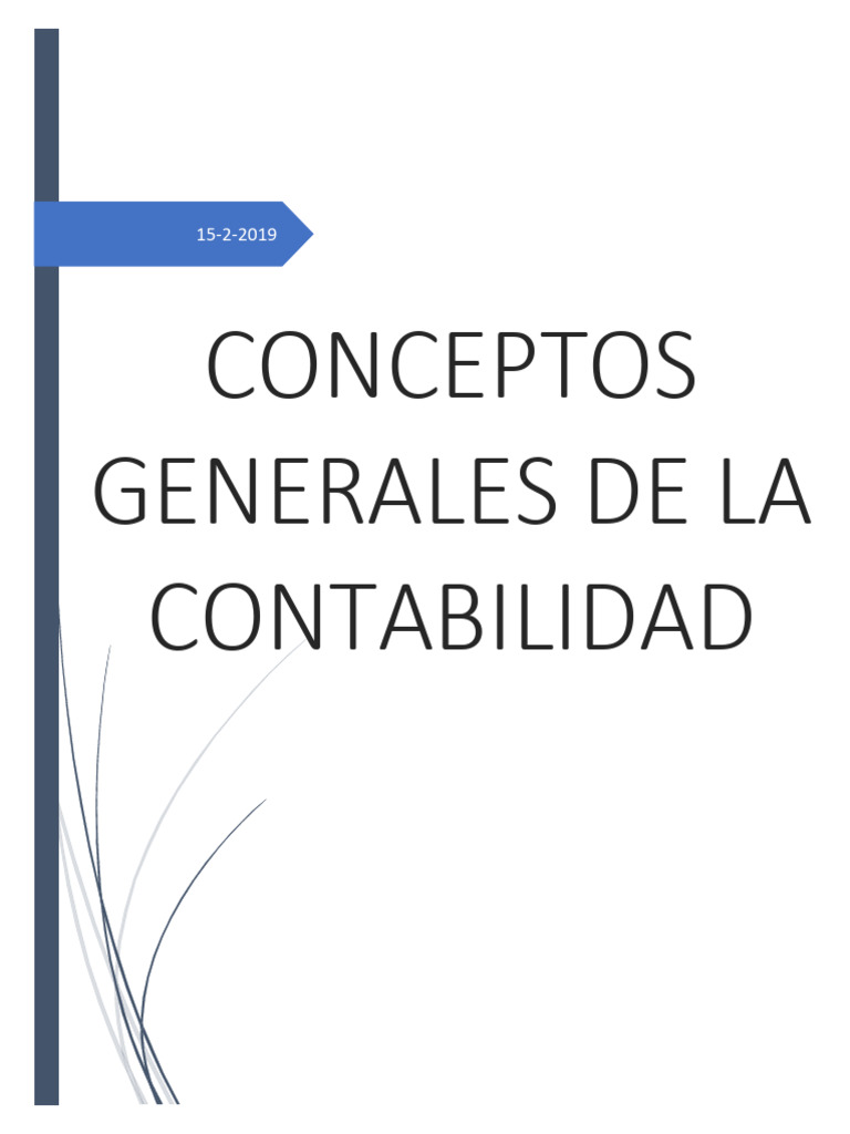 Conceptos Generales de La Contabilidad | PDF