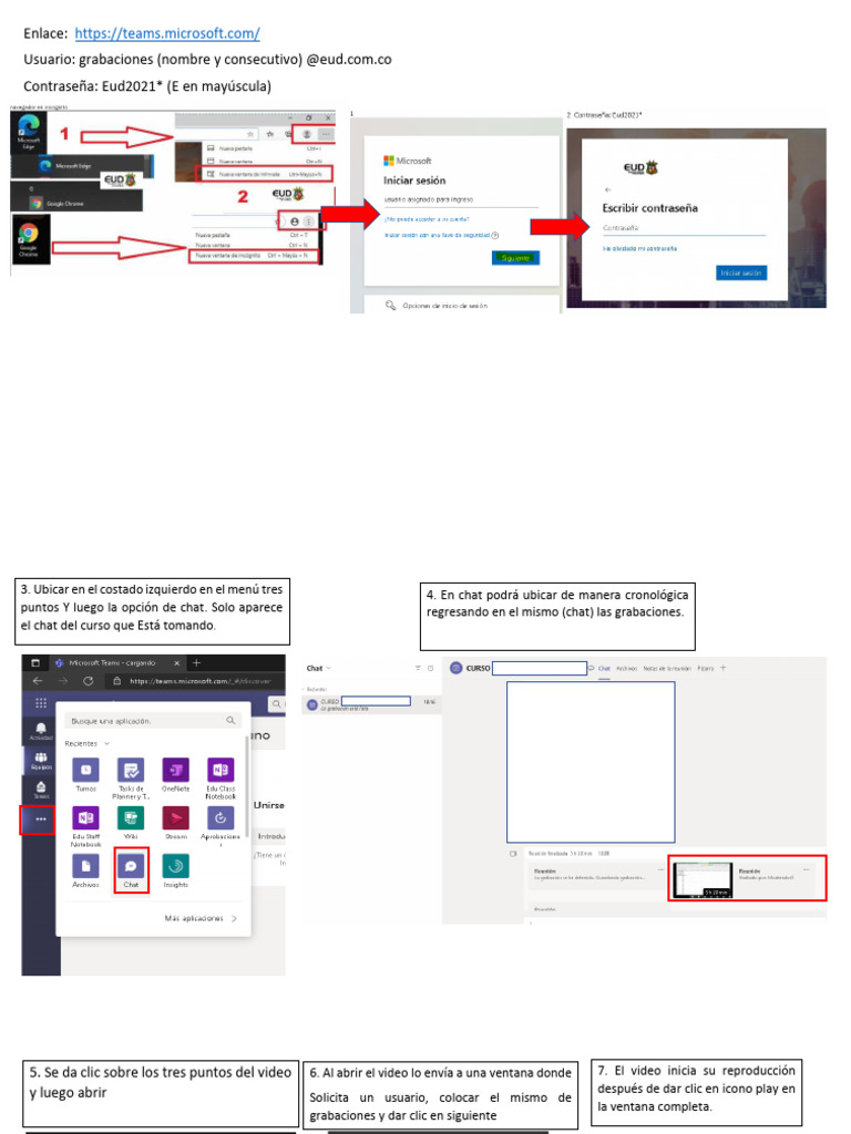 Manual Acceso Grabaciones Teams | PDF