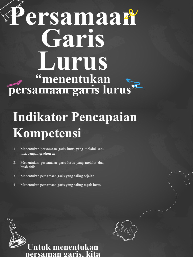 Materi Persamaan Garis Lurus Kelas 8 | PDF